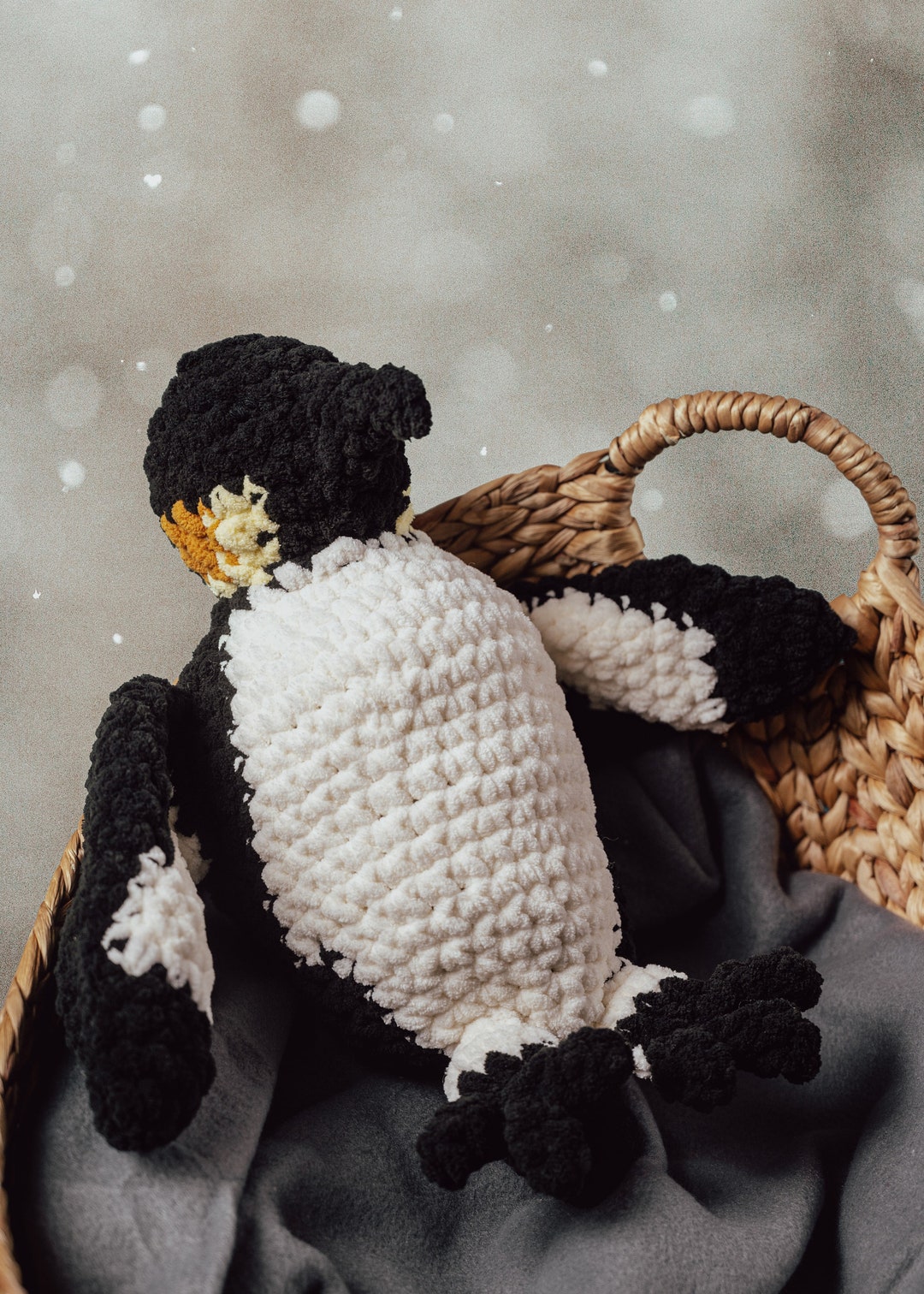 Cozy Arctic Penguin Plushie - Etsy