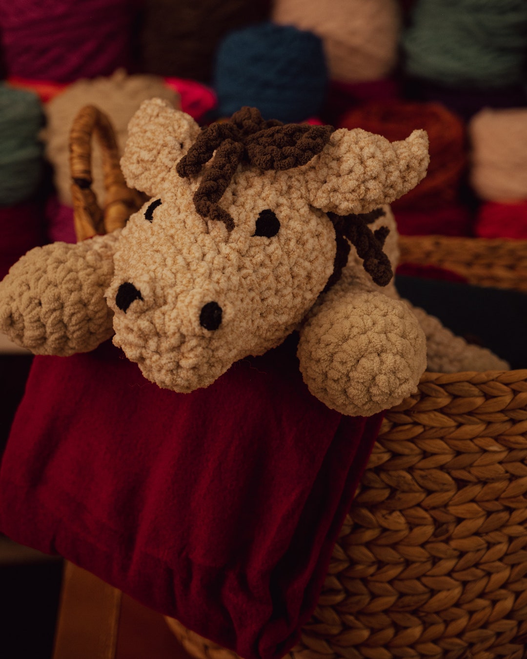 Crochet Pattern Only- Cozy Wild Mustang - Etsy