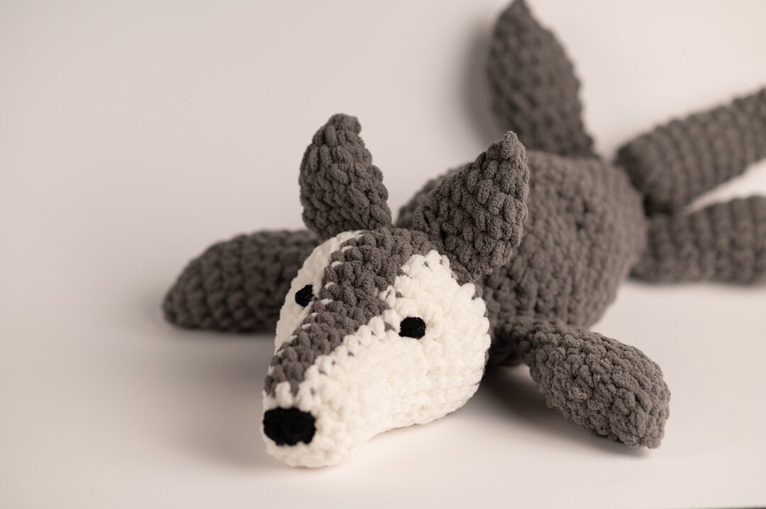 Crochet Pattern Only- Cozy Plains Wolf Snuggler- Plushie - Etsy