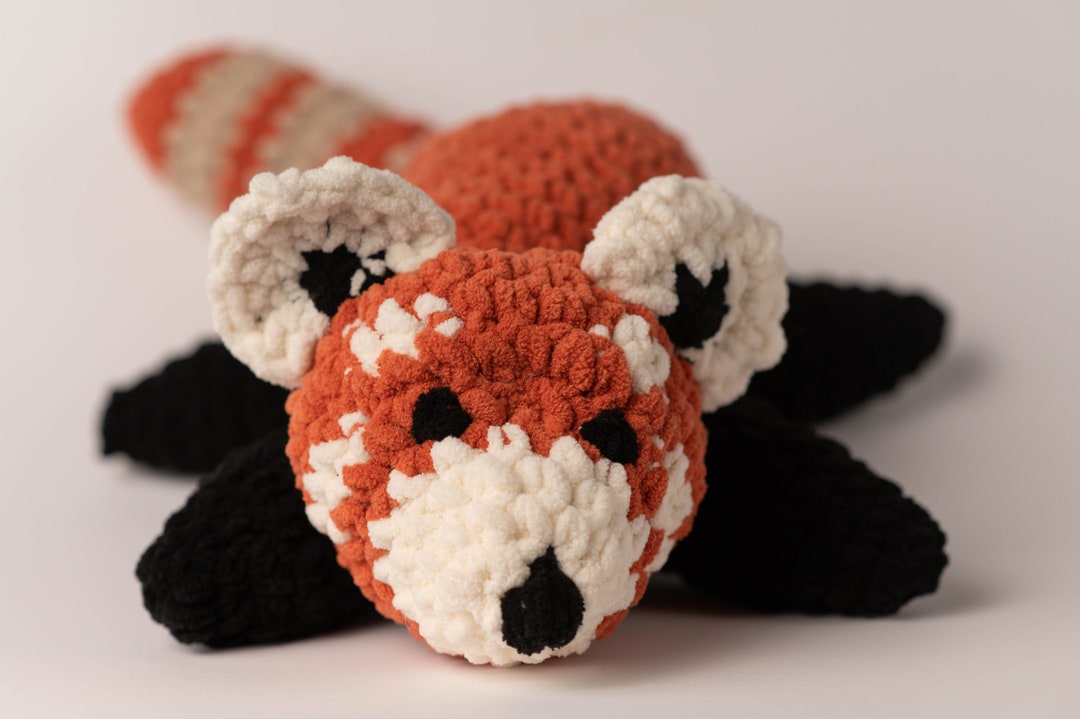 Cozy Red Panda Plushie- Snuggler - Etsy