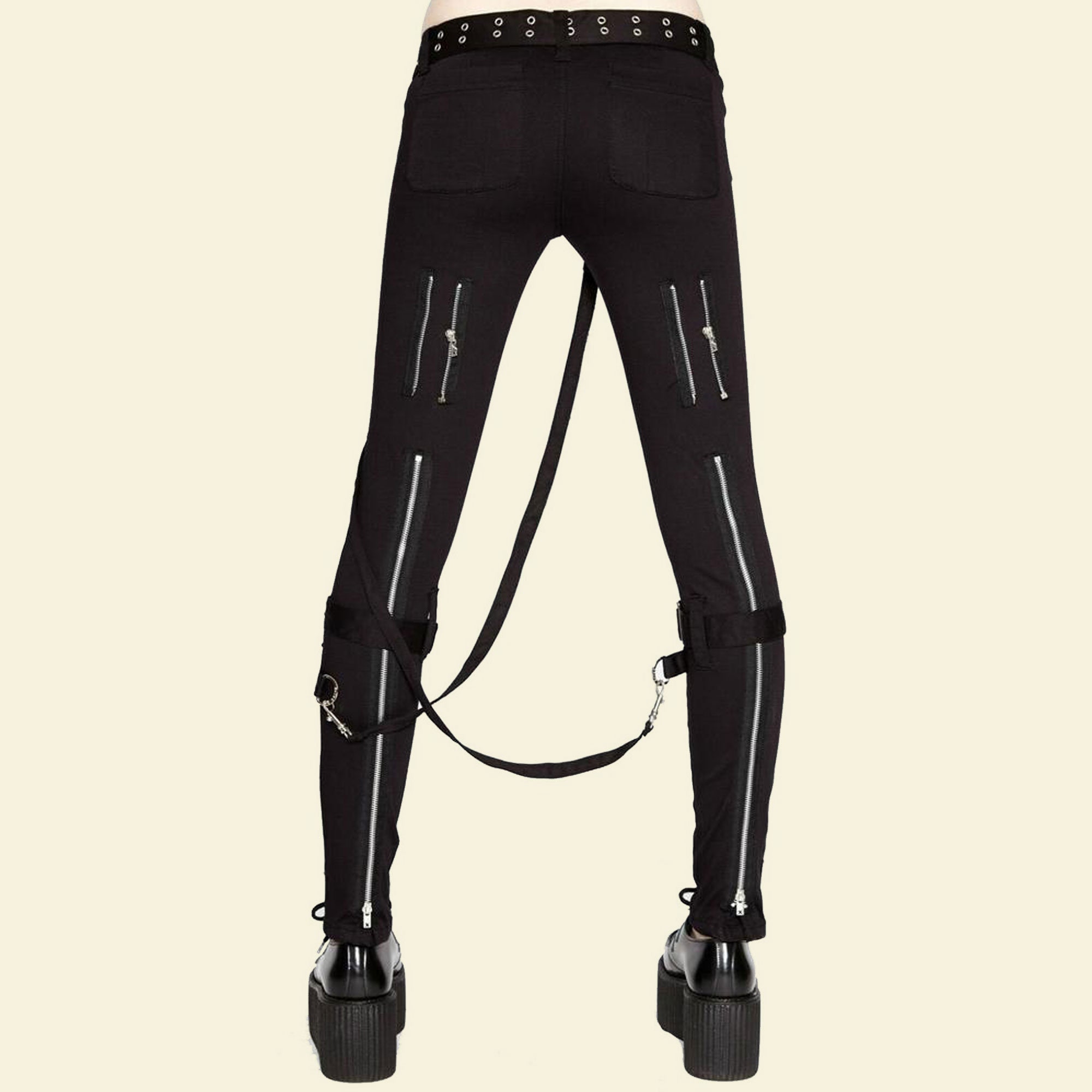 Women's Gothic Punk Emo Bondage Black Straps Goth Rock - Etsy UK