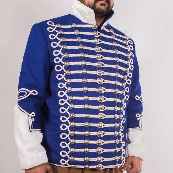 Stylish blue Napoleonic uniforms Napoleonic Prussian Hussars | Etsy