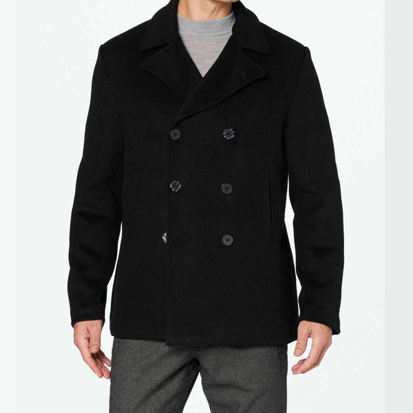 Mens Heavy Wool Coat - Etsy