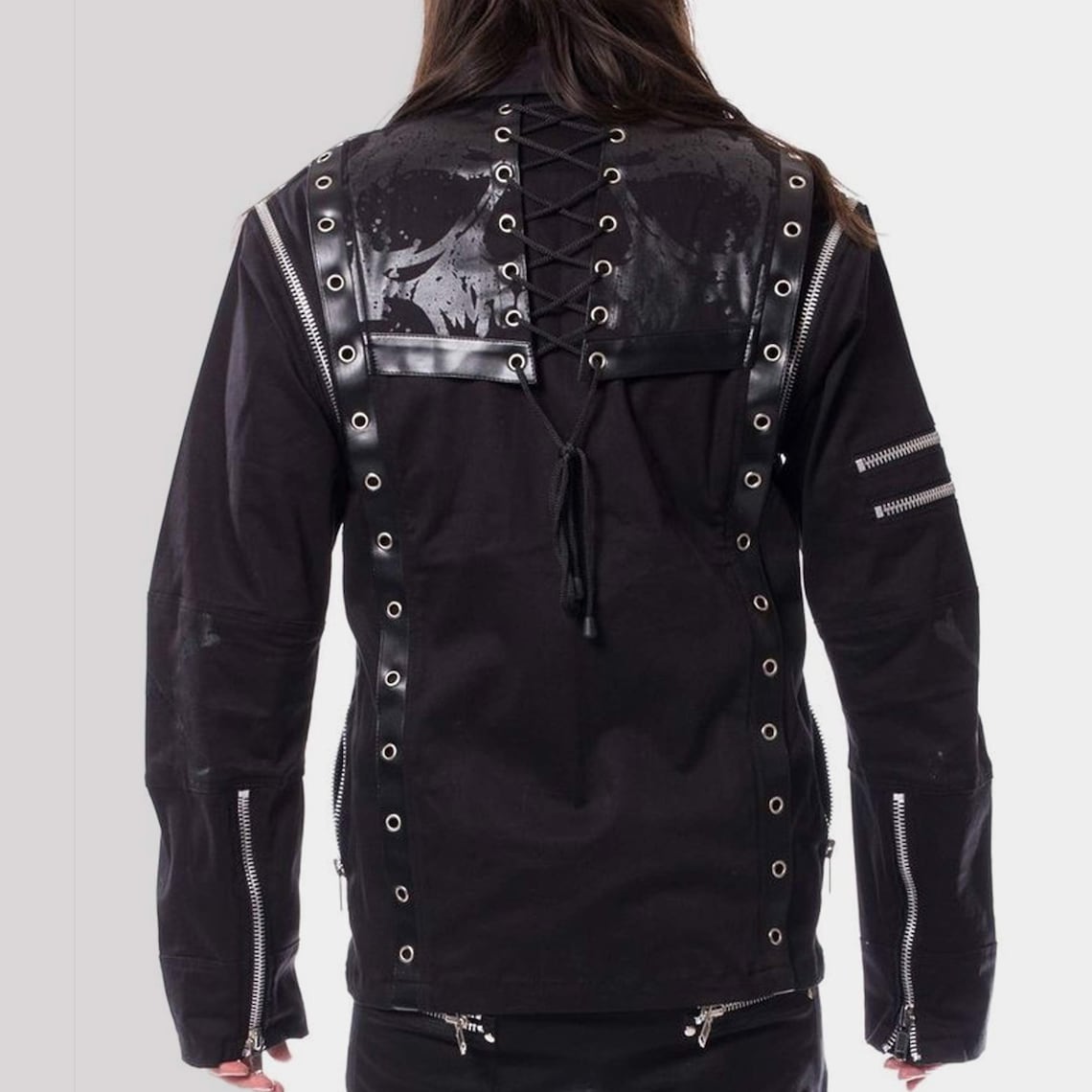 Mens Gothic Steampunk Jacket Black Gothic Jacket Gothic - Etsy