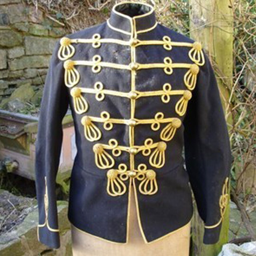 19TH Century British Hussar CAVALRY Troopers UNIFORM TUNIC, Steampunk ...
