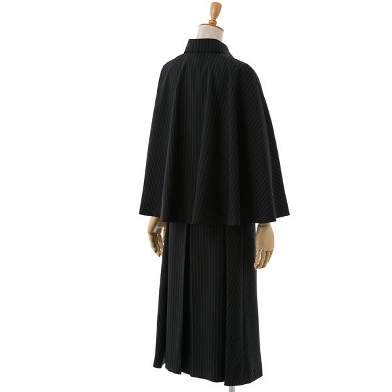 Ladies Black Inverness Cape Black Halloween Black Coat - Etsy