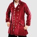 Pirates Captain England Red Velvet Coat , Pirates of Caribbean Admiral ...