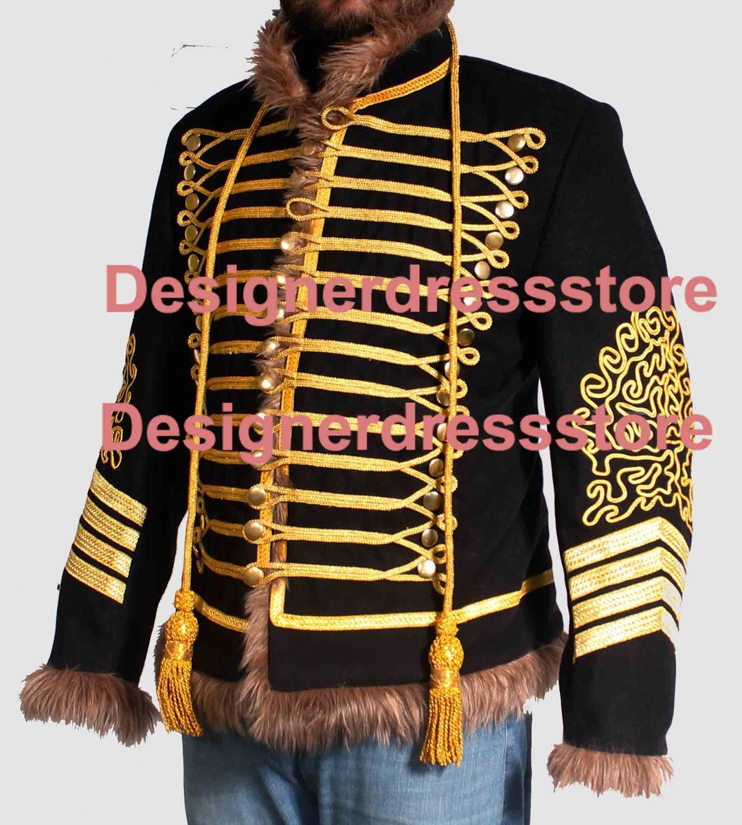 Napoleonic Hussars Uniform Military Style Tunic Pelisse Jimi Hendrix ...