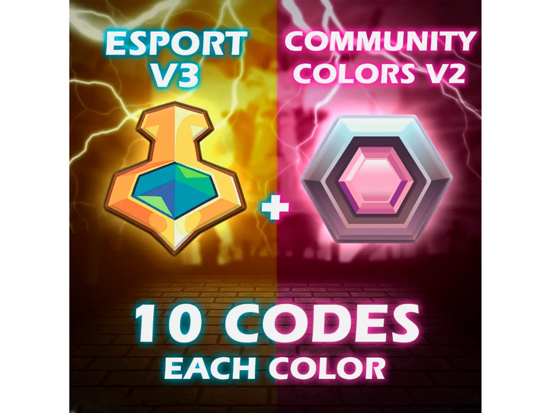 Brawlhalla Colors Bundle esports V3 Community Colors V2 10 Code - Etsy