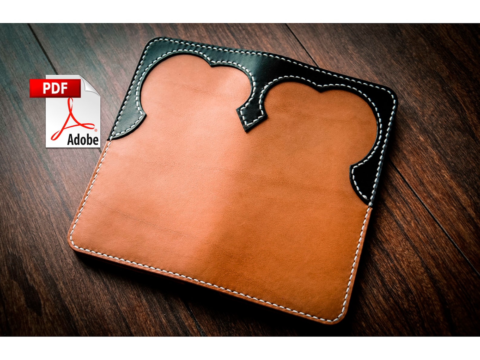 Long Wallet Pattern, PDF Purse Template, Leather Wallet Pattern Sewing ...