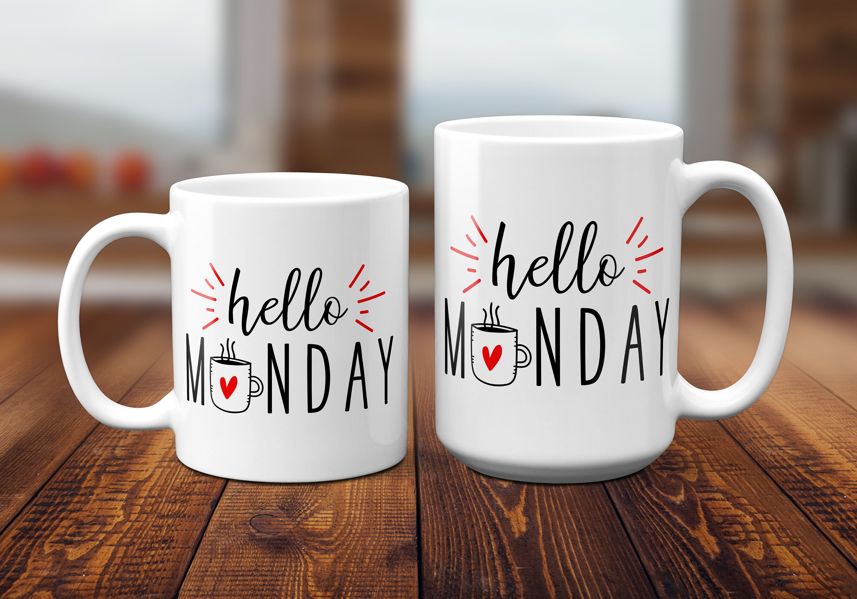 Hello Monday Coffee Mug / Coffee Cup - Etsy