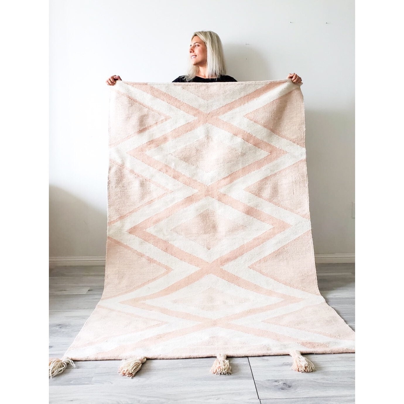 Pastel Colour Rug Handwoven Rug Kilim Modern Boho Area | Etsy