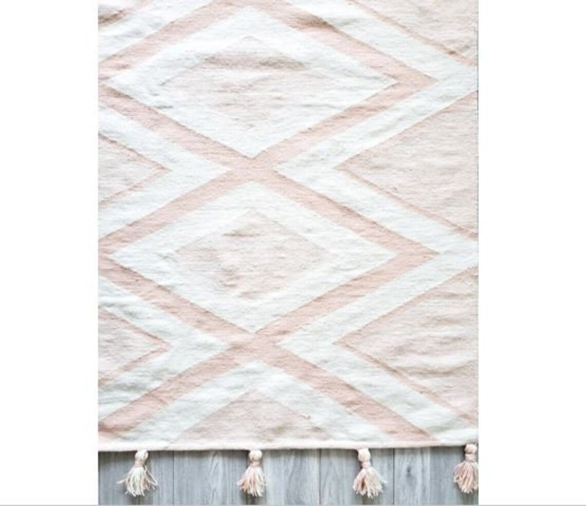 Pastel Colour Rug Handwoven Rug Kilim Modern Boho Area - Etsy