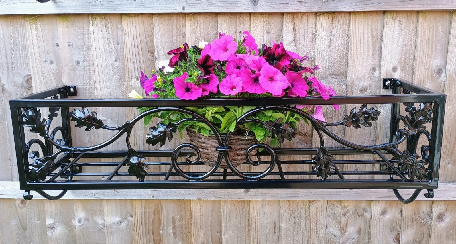 Victorian Wrought Iron Window Boxes Argyle Window Box The Charming