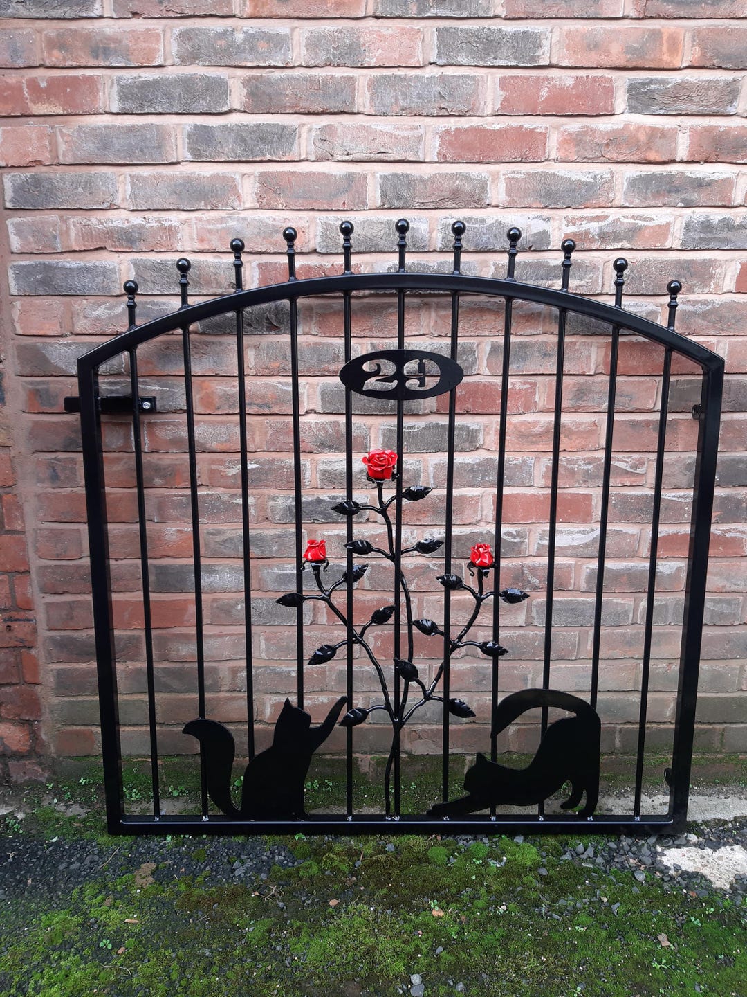 Made to Order Handmade Heavy Duty Wrought Iron Garden Gate Metal Steel ...