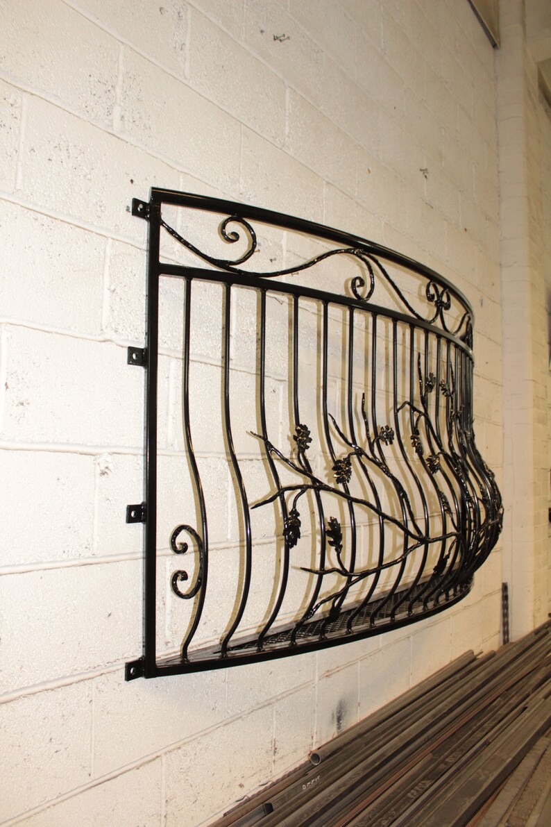 Powder Coated Juliet Balcony Balustrades Railings - Etsy