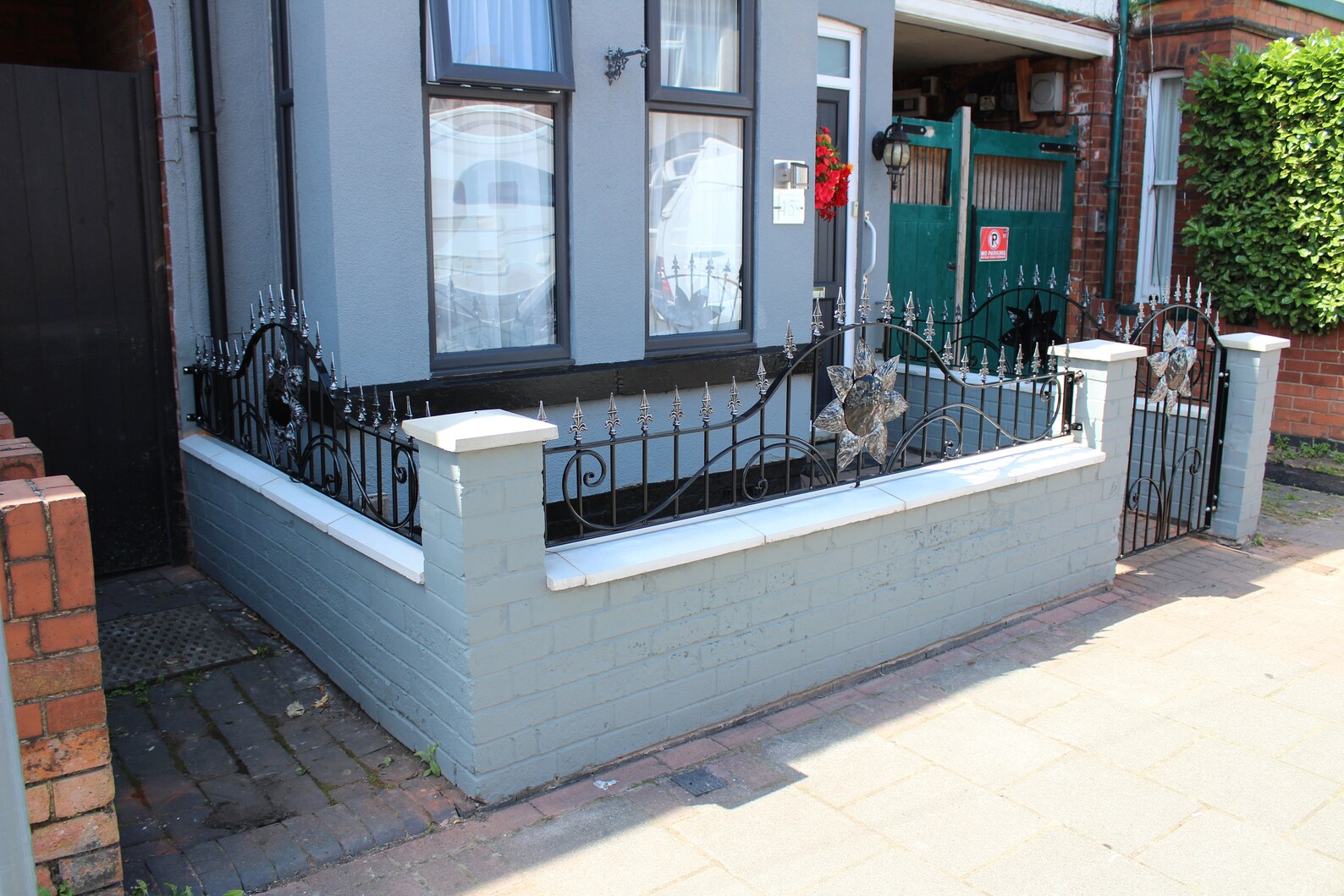 Made to Order Handmade Heavy Duty Wrought Iron Garden Gate Metal Steel ...