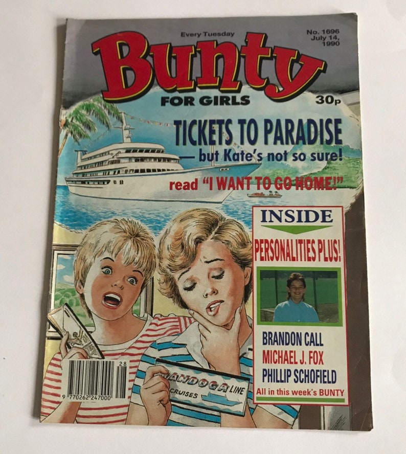 Vintage BUNTY Magazines 90s 80s Retro British Girls UK Comic | Etsy