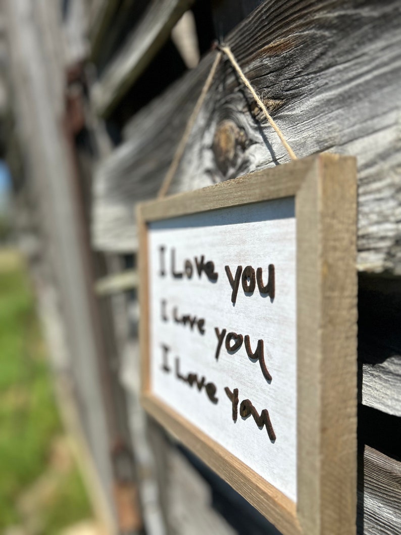 Custom I Love You Sign - Etsy