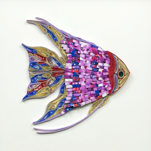 Angelfish Wall Art - Etsy