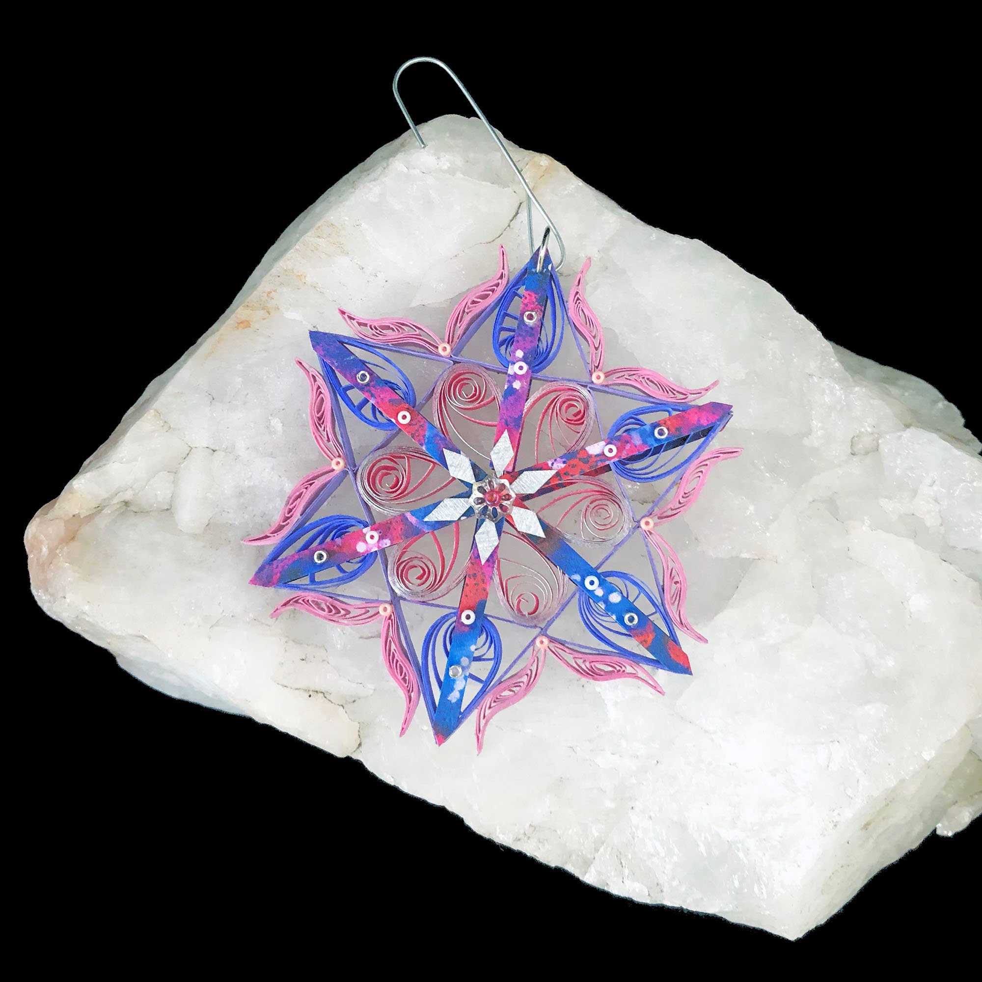 Ornament, Star: Paper, Quilled (curled and Shaped), 2.75-inch Diameter ...