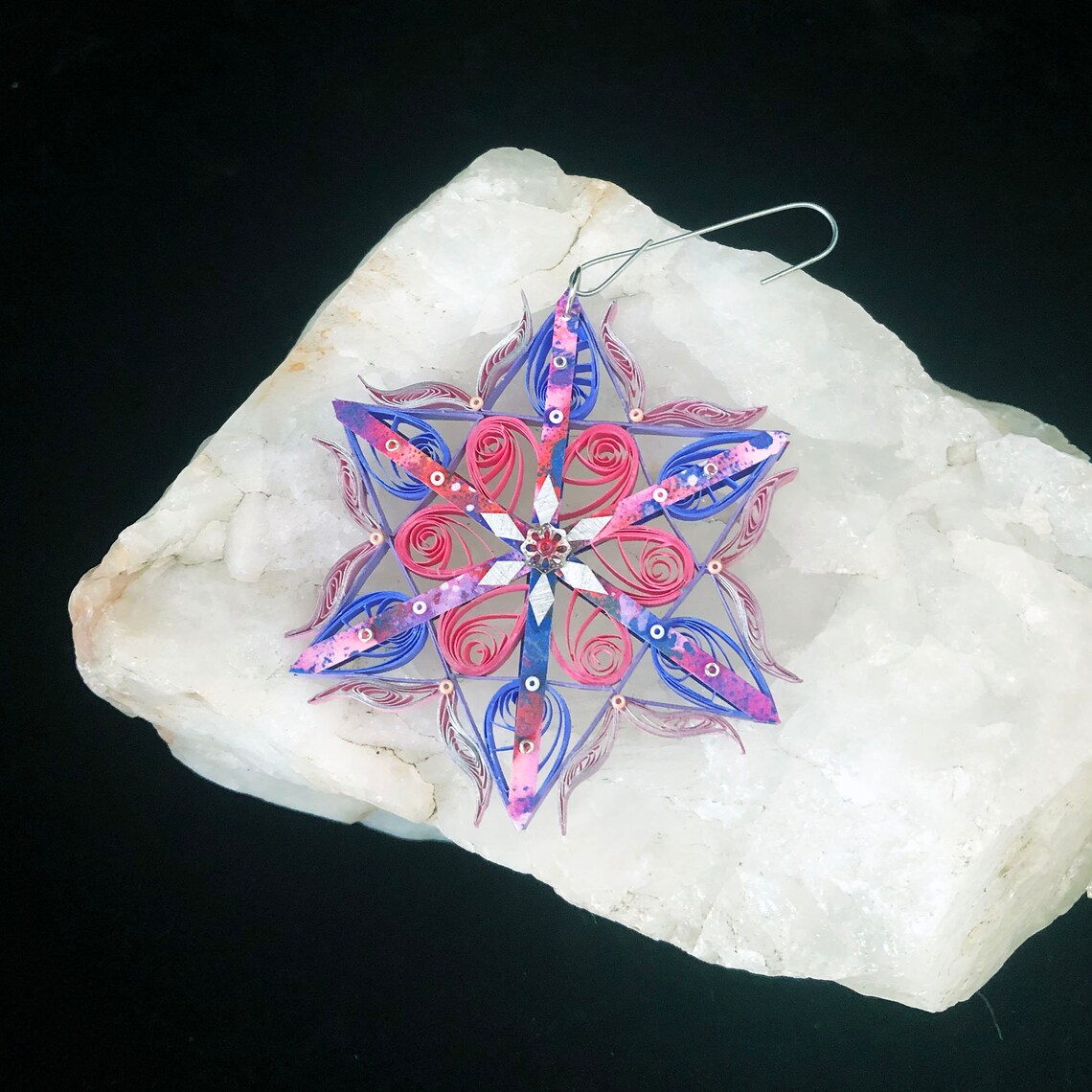 Ornament, Star: Paper, Quilled (curled and Shaped), 2.75-inch Diameter ...