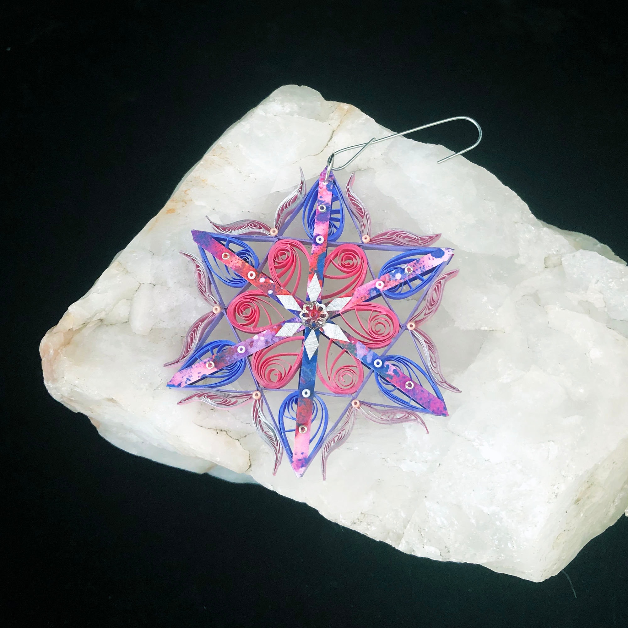Ornament, Star: Paper, Quilled (curled and Shaped), 2.75-inch Diameter ...