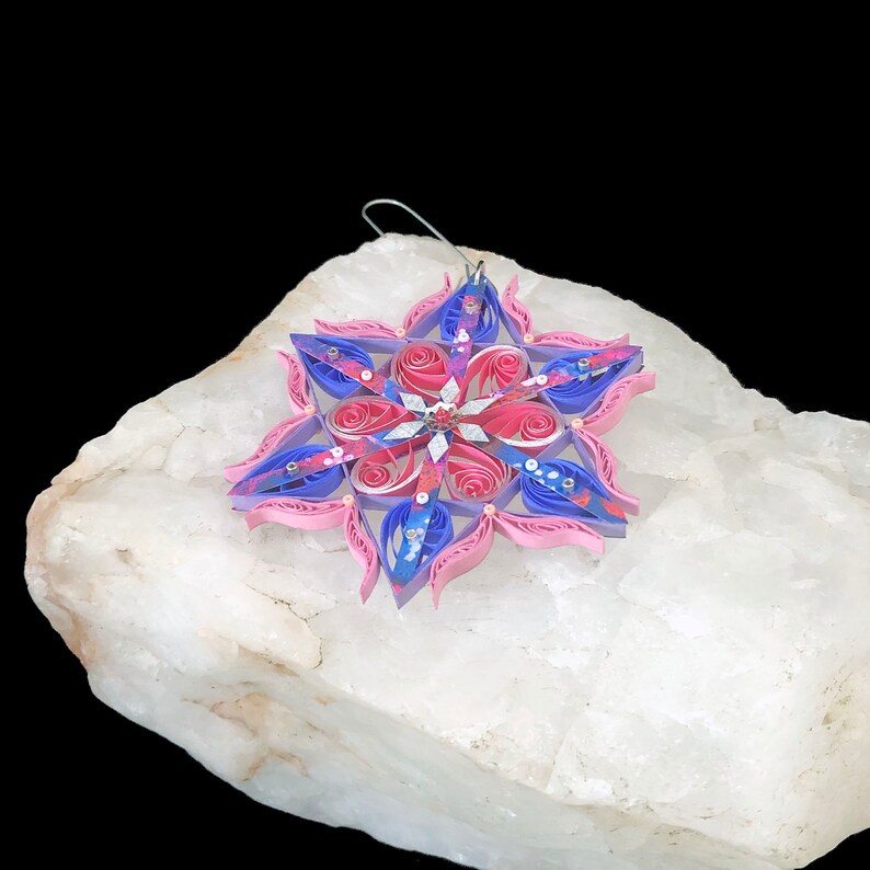 Ornament, Star: Paper, Quilled (curled and Shaped), 2.75-inch Diameter ...