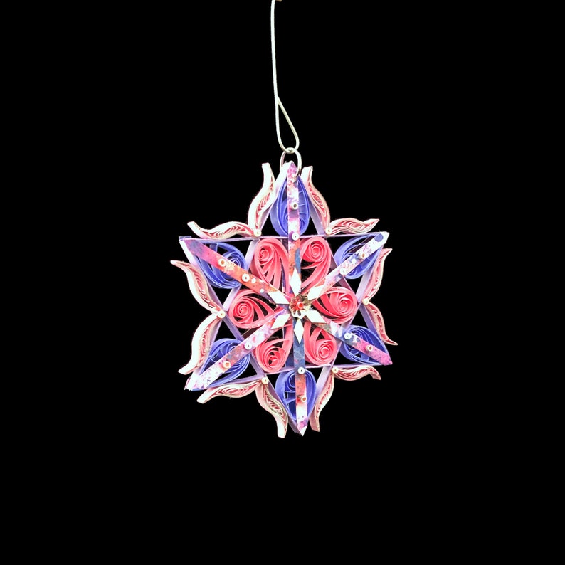 Ornament, Star: Paper, Quilled (curled and Shaped), 2.75-inch Diameter ...