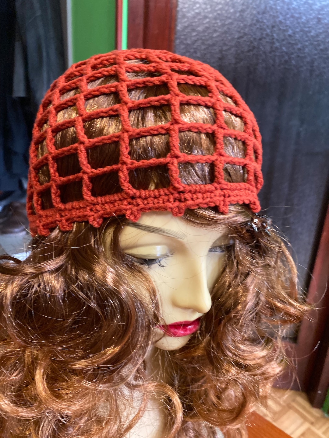 Mesh Beanie, Reticulated Beanie, Web Mesh Hat, Handmade Mesh Hat ...