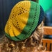 Oversized Rasta Hat, Rasta Beret, Big Rasta Reggae Crochet Handmade ...