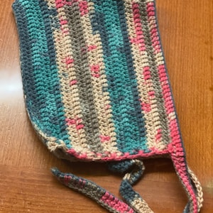 Colorful Pixie Hood, Crochet Colorful Pixie Hat, Pixie Winter Hat - Etsy