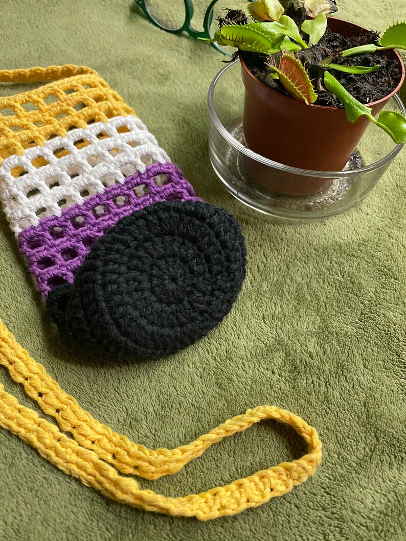 LGBT Pride Non-binary Flag Water Bottle Holdercrochet Bottle - Etsy