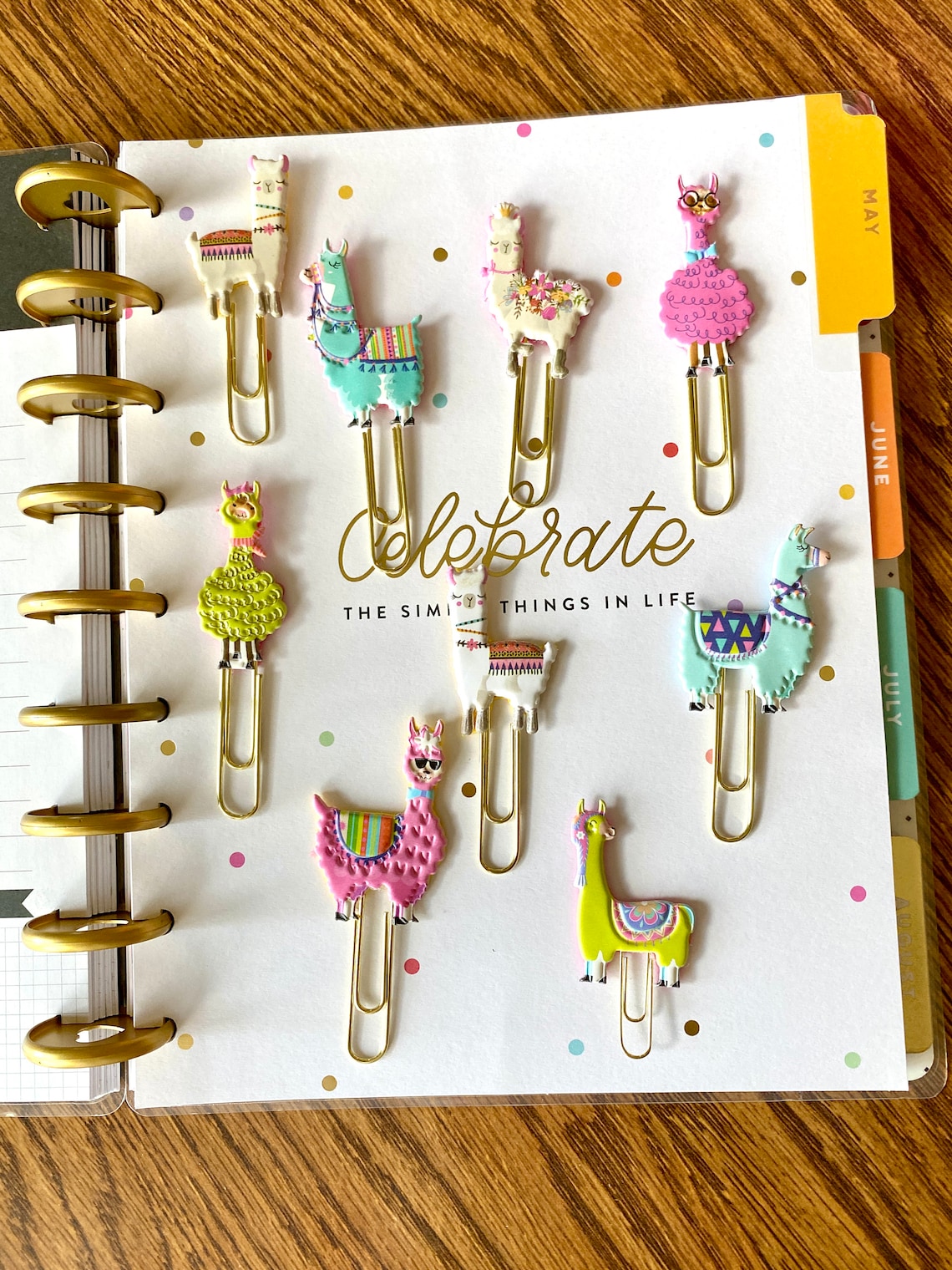 Planner Paper Clip Planner Decoration Planner Bookmark | Etsy