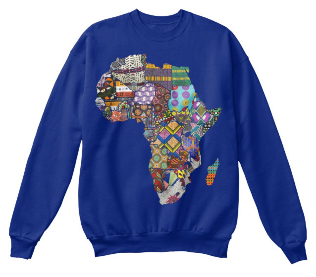 African Print Crewneck Sweatshirt _unisex - Etsy