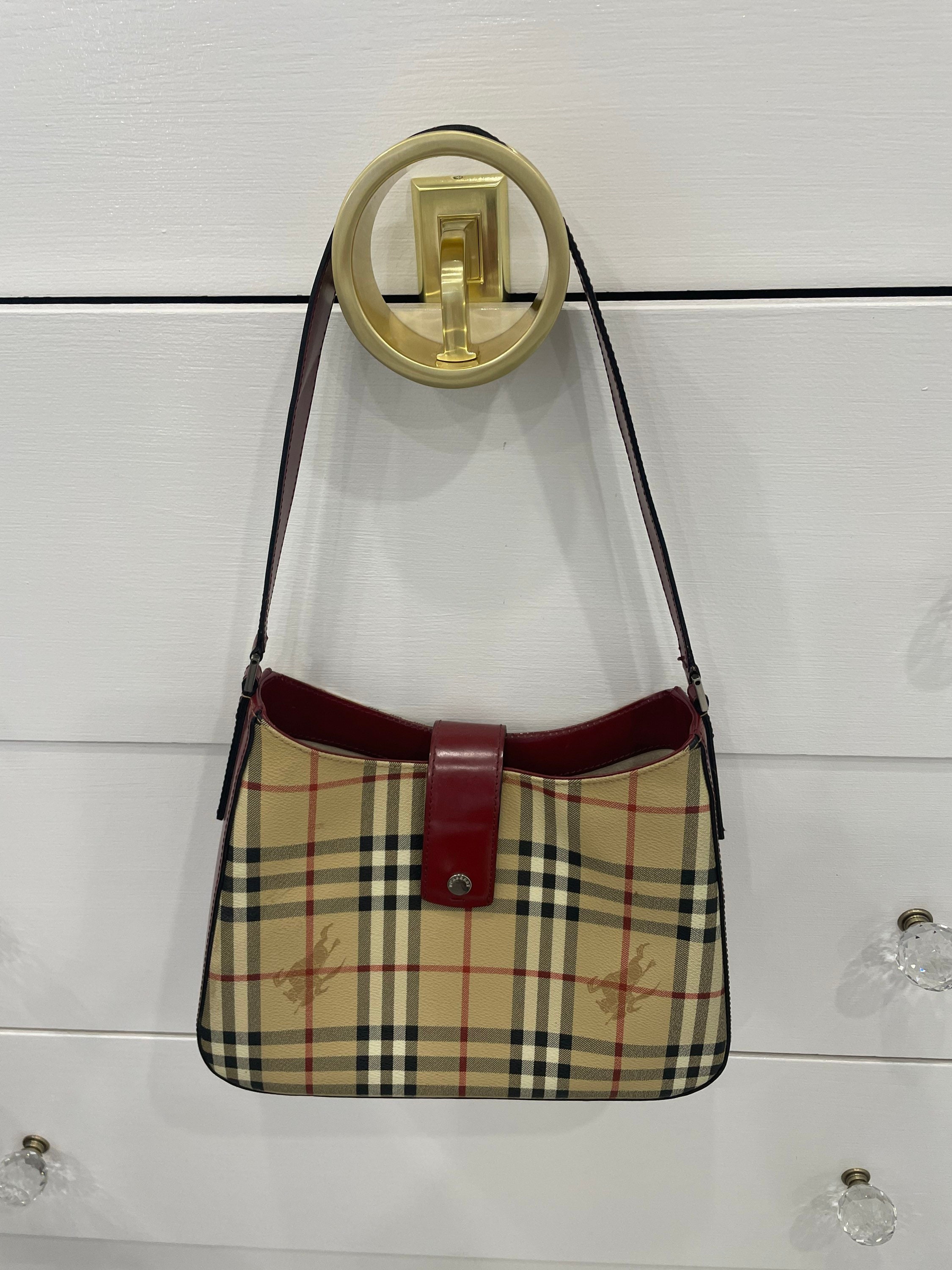 Contemporary Metal Multipurpose Hook Wall Mount Hook Purse Hook Satin ...