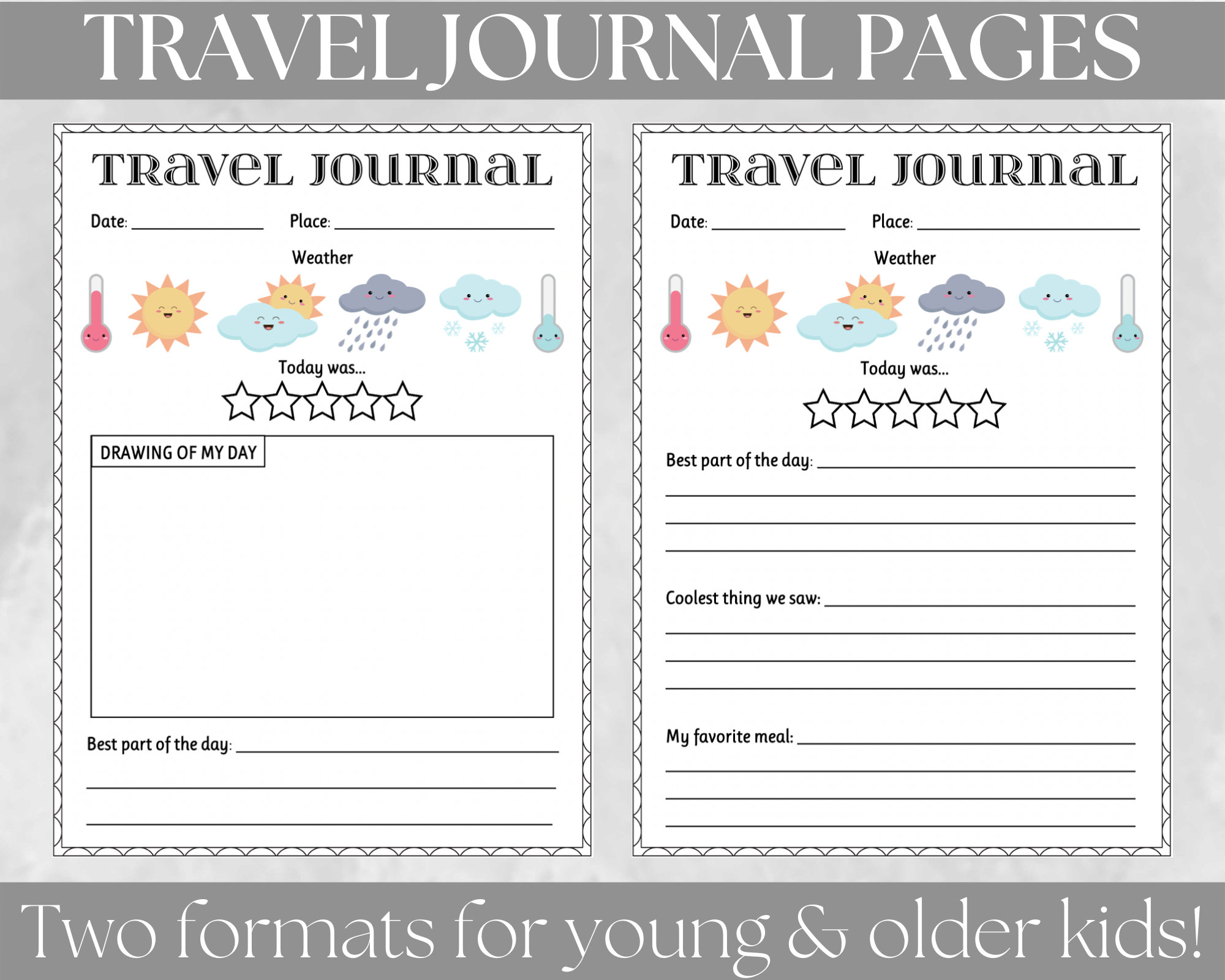 Kid's Florida Travel Journal Floridian Travel Guide Children Miami ...