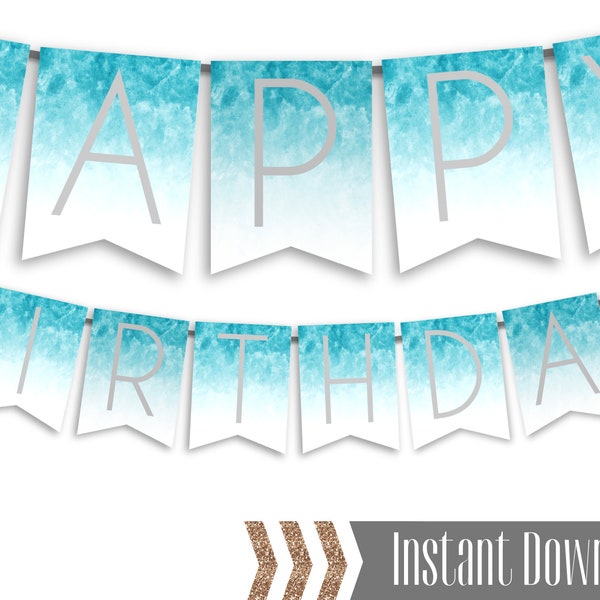 Turquoise Banner - Etsy