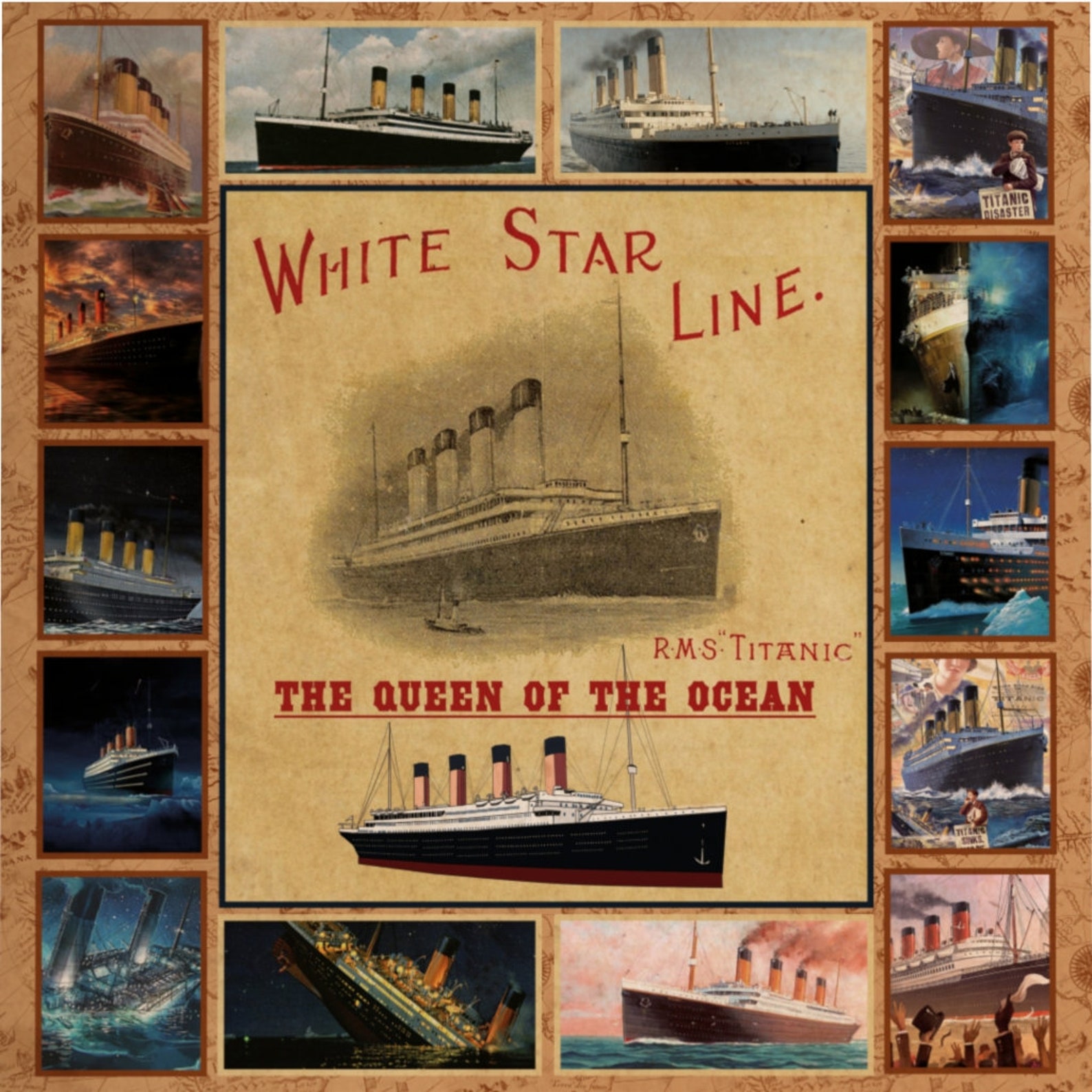 Titanic Duvet Cover History Buff Gift White Star Line - Etsy