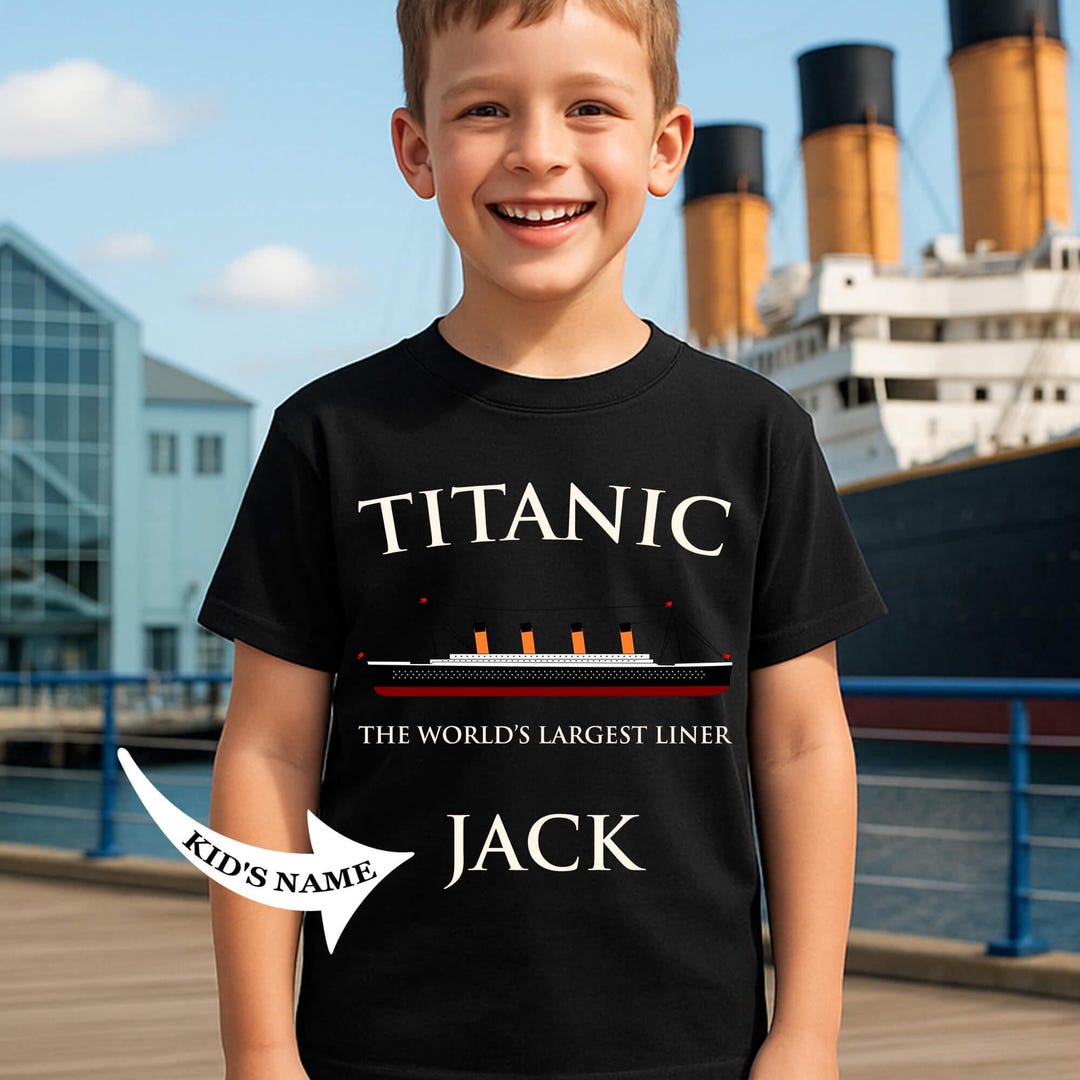 Titanic Gift Idea Shirt - Vintage Titanic Birthday Tee, Titanic Cosplay ...