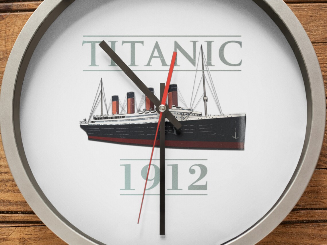 Titanic Large Wall Clock Kitchen Wall Clock Unique Wall - Etsy