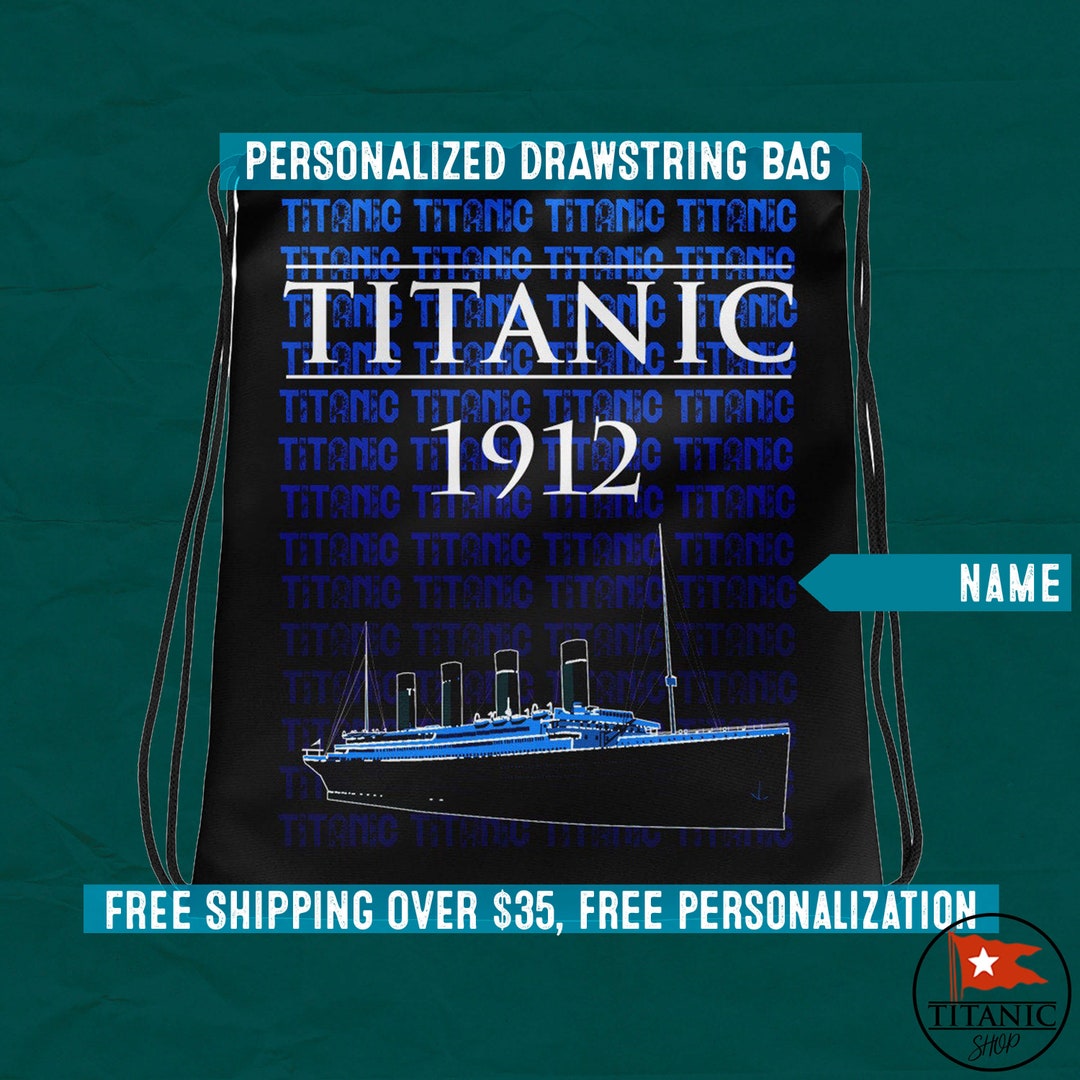 Titanic Drawstring Backpack Vintage Drawstring Pouch - Etsy