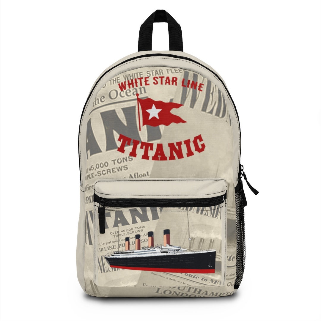 Titanic Handmade Bag, Preschool Backpack, Fashionable Backpack for Boy ...