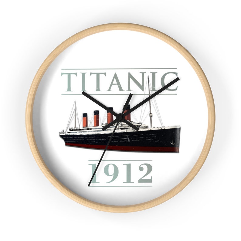 Titanic Large Wall Clock Kitchen Wall Clock Unique Wall - Etsy