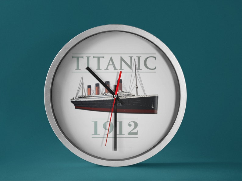 Titanic Large Wall Clock Kitchen Wall Clock Unique Wall - Etsy