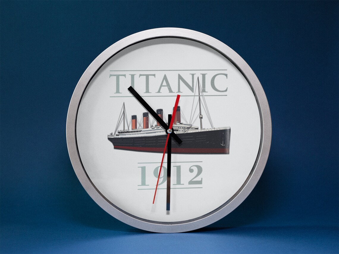 Titanic Large Wall Clock Kitchen Wall Clock Unique Wall - Etsy