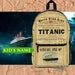 Titanic Boys Backpack for School Backpack for Kids History - Etsy