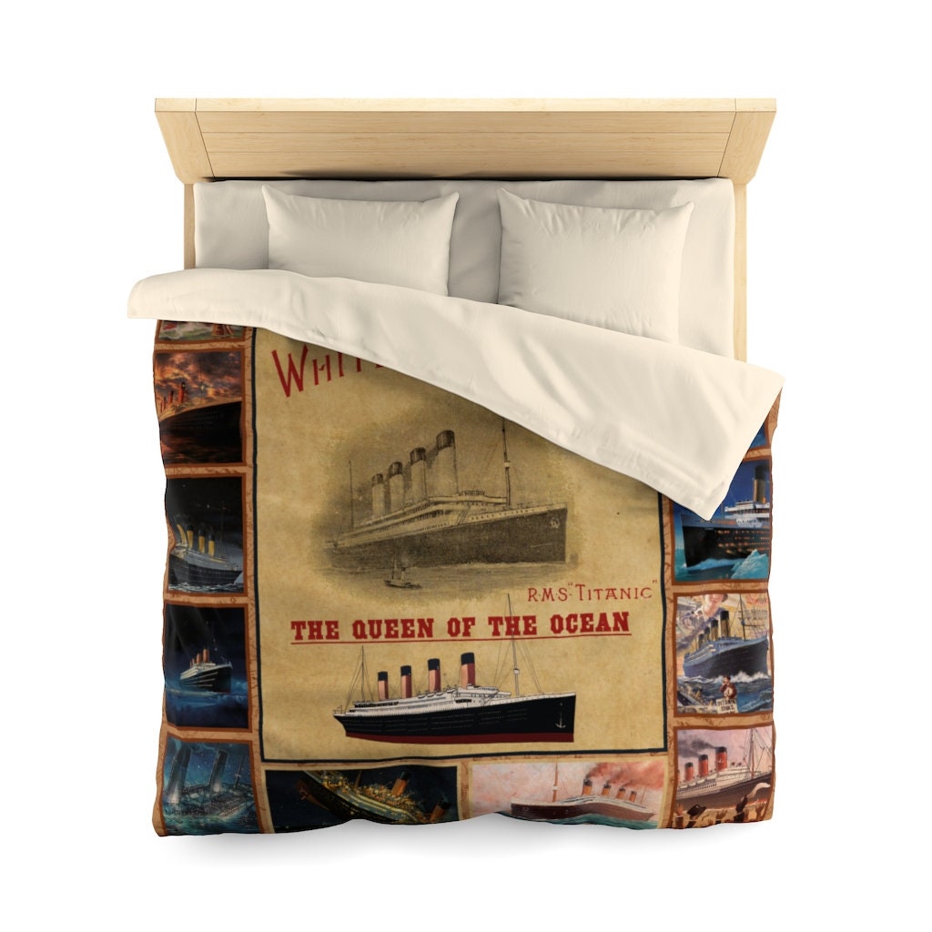 Titanic Duvet Cover History Buff Gift White Star Line - Etsy