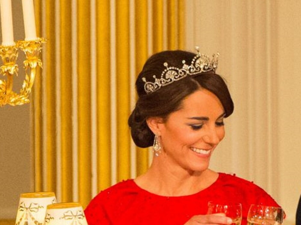 Kate Middleton Lotus Flower Tiara Crown Replica - Etsy UK