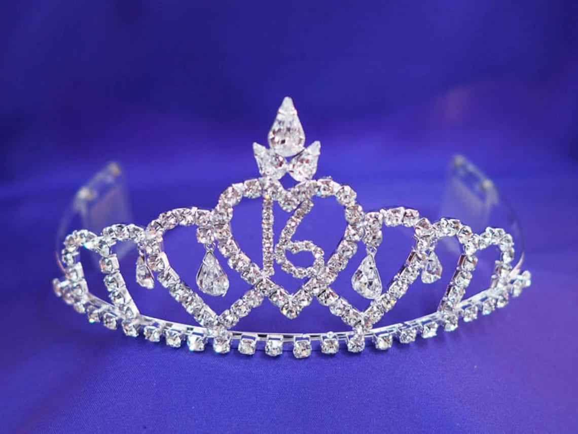 Sweet Sixteen Tiara Crown 16th Birthday Gift Princess Party - Etsy